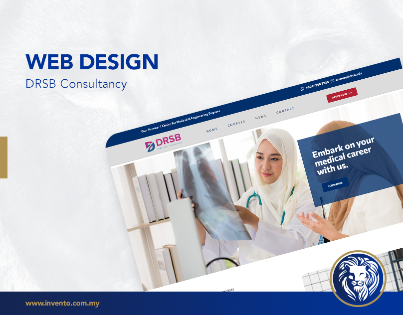 Web Design Portfolio - DRSB Consultancy - Invento Solutions